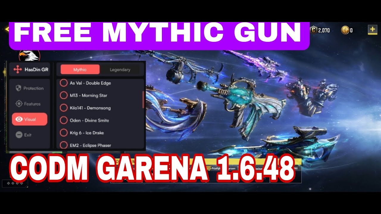 Paano Gamitin ang hassdinz injector skin mythic gun sa codm Garena 1.6. ...