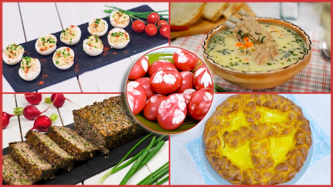 Meniul complet pentru masa de Paște!🐣 10 Rețete de preparate festive ...