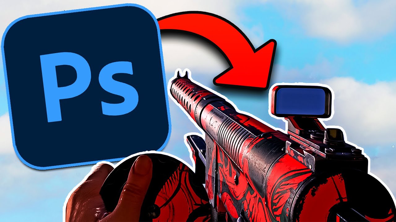 HOW TO CUTOUT CALL OF DUTY GUNS IN ADOBE PHOTOSHOP! - YouTube