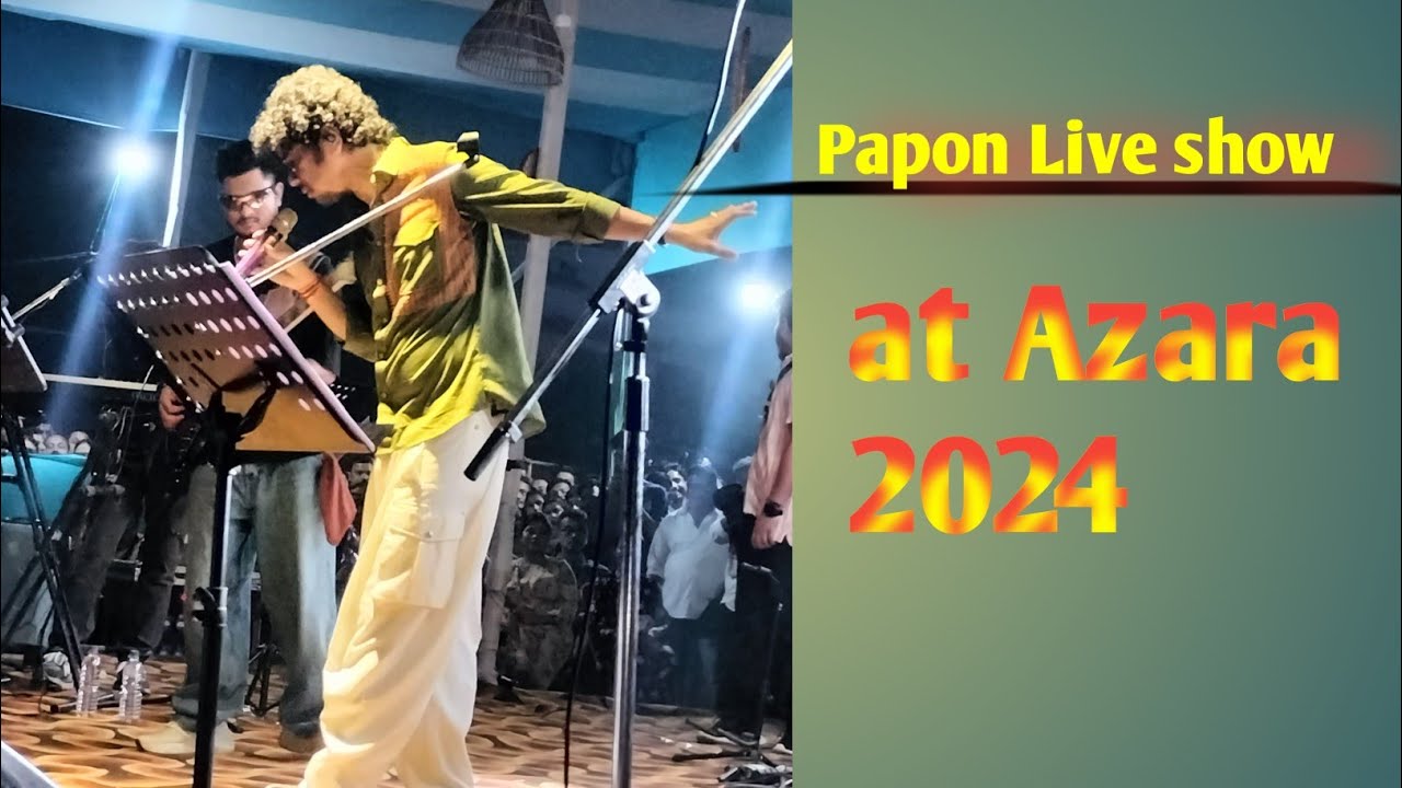 Papon bihu program at Azara 2024 || Angarag Mahanta - YouTube