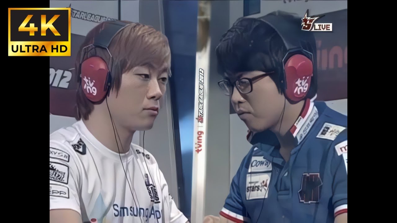 4K AI upscaled greatest BroodWar PvZ match ever. tving OSL semi finals ...