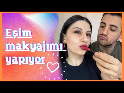 EŞİM MAKYAJIMI YAPIYOR | Bir makeup artist ile evliymişim !