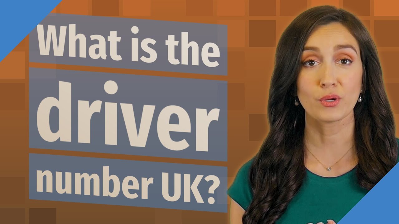 What is the driver number UK? - YouTube