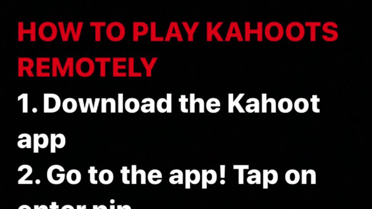 How to play kahoot! - YouTube