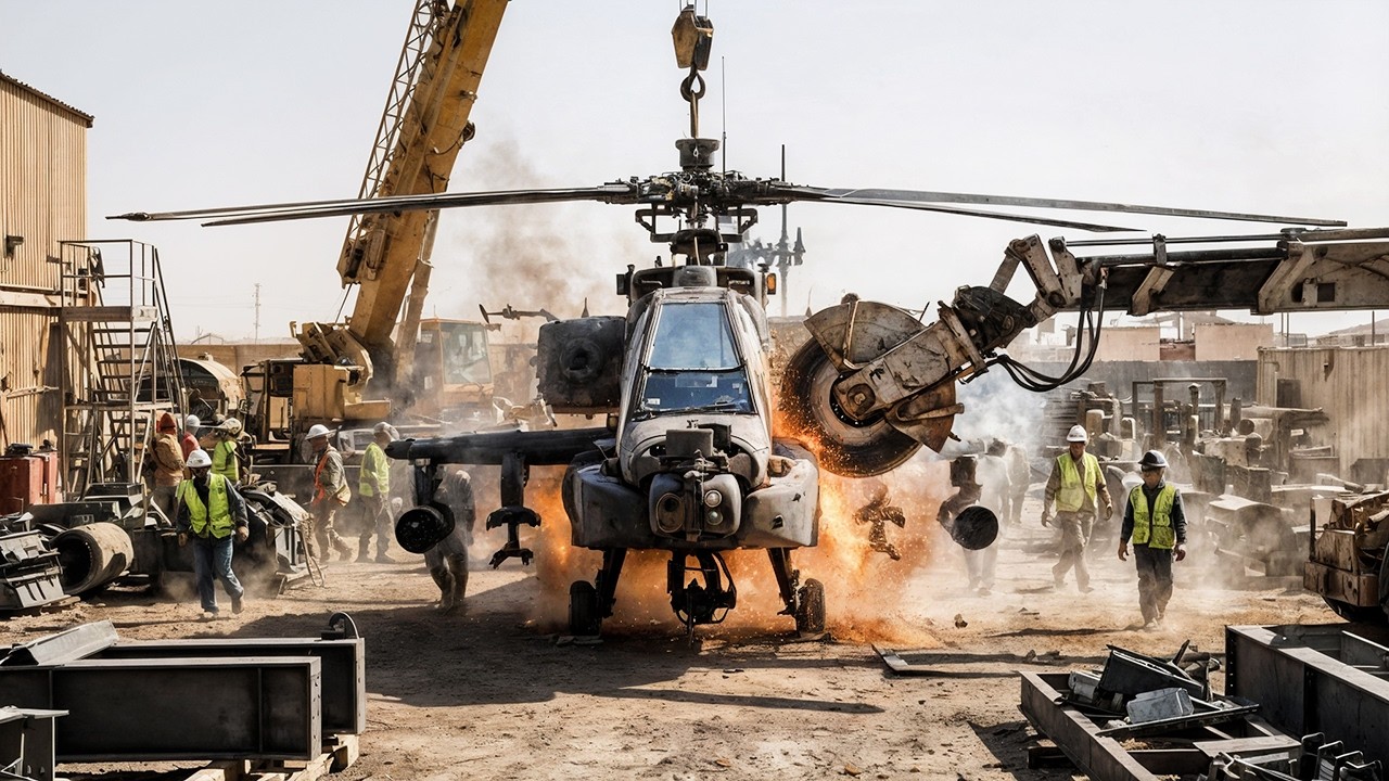Inside a Military Helicopter Factory - Apache Assembly From Start to ...