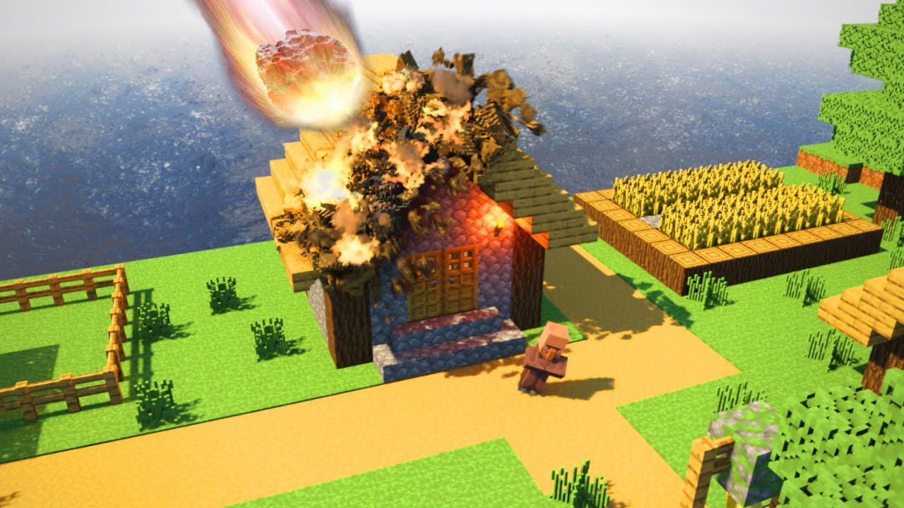 Minecraft Destruction Physics #3 | Teardown Gameplay - YouTube