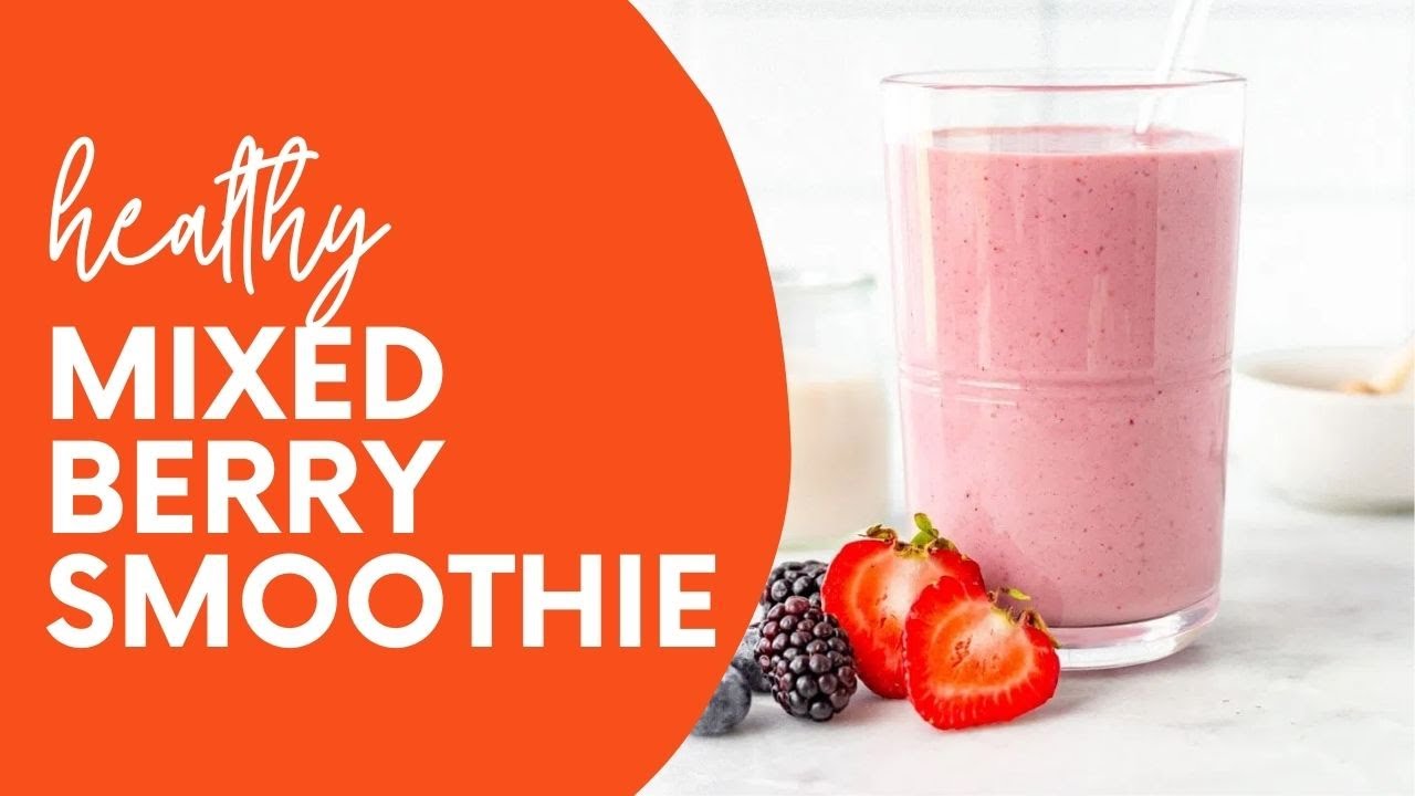 How To Make Any Berry Smoothie At Home - YouTube
