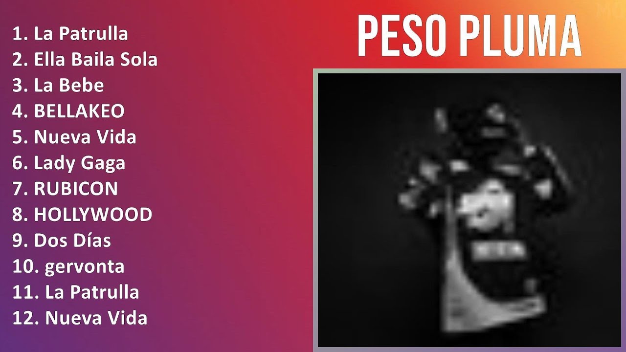 Peso Pluma 2025 MIX Top Hits - La Patrulla, Ella Baila Sola, La Bebe ...