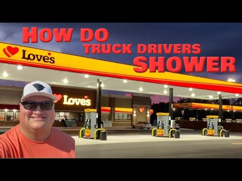 How Do Truck Drivers Shower - YouTube