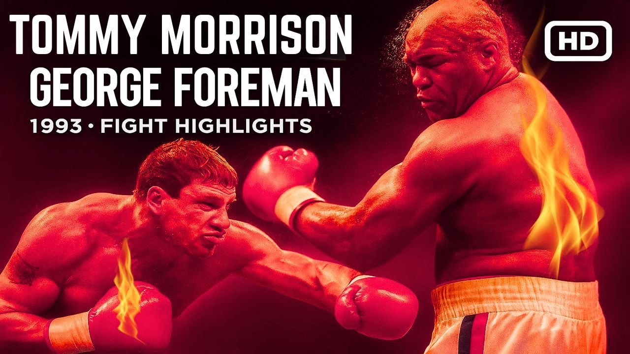 "Tommy Morrison vs George Foreman (1993) | Full Fight Highlights in HD ...