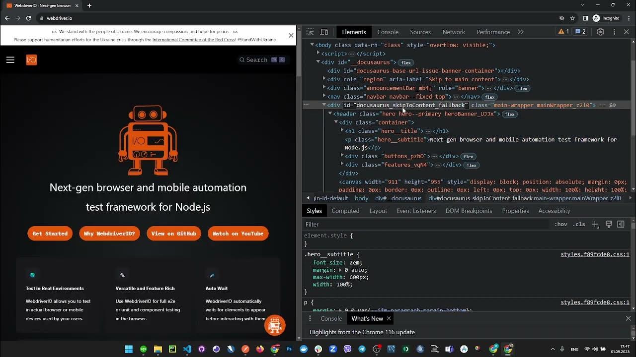 Lesson #5. Webdriver.io Trainee level. Web page structure - YouTube
