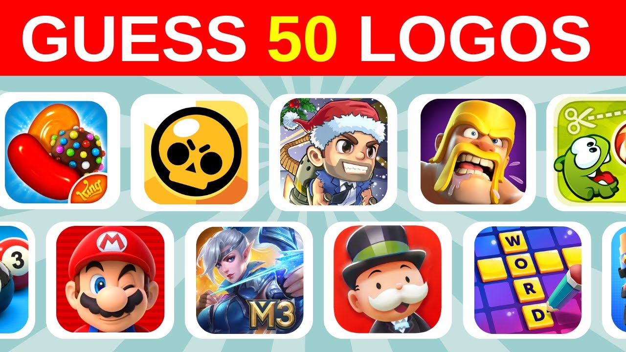 Guess The Logo in 3 seconds | 50 Famous Game Logos | Logo Quiz 2024 ...