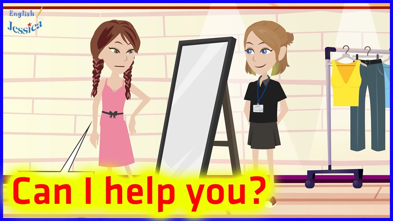 Basic English Conversation Practice for Beginners: Can I help you ...