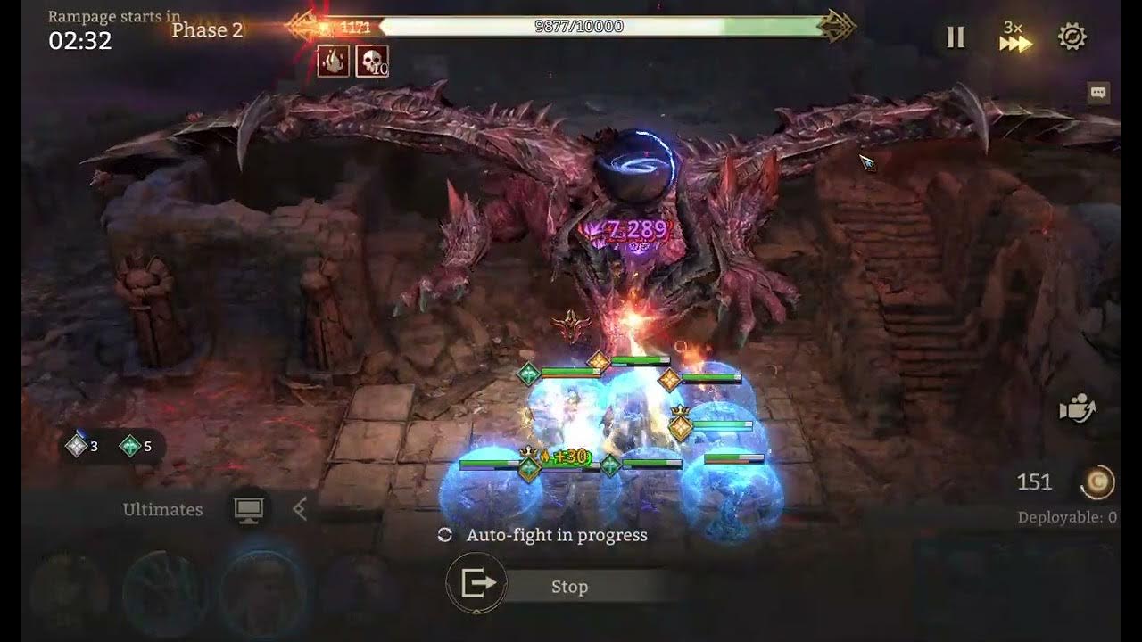 Drakes Chasm Nightmare I Auto Run Watcher of Realms #watcherofrealmsgameplay #watcherofrealms ...