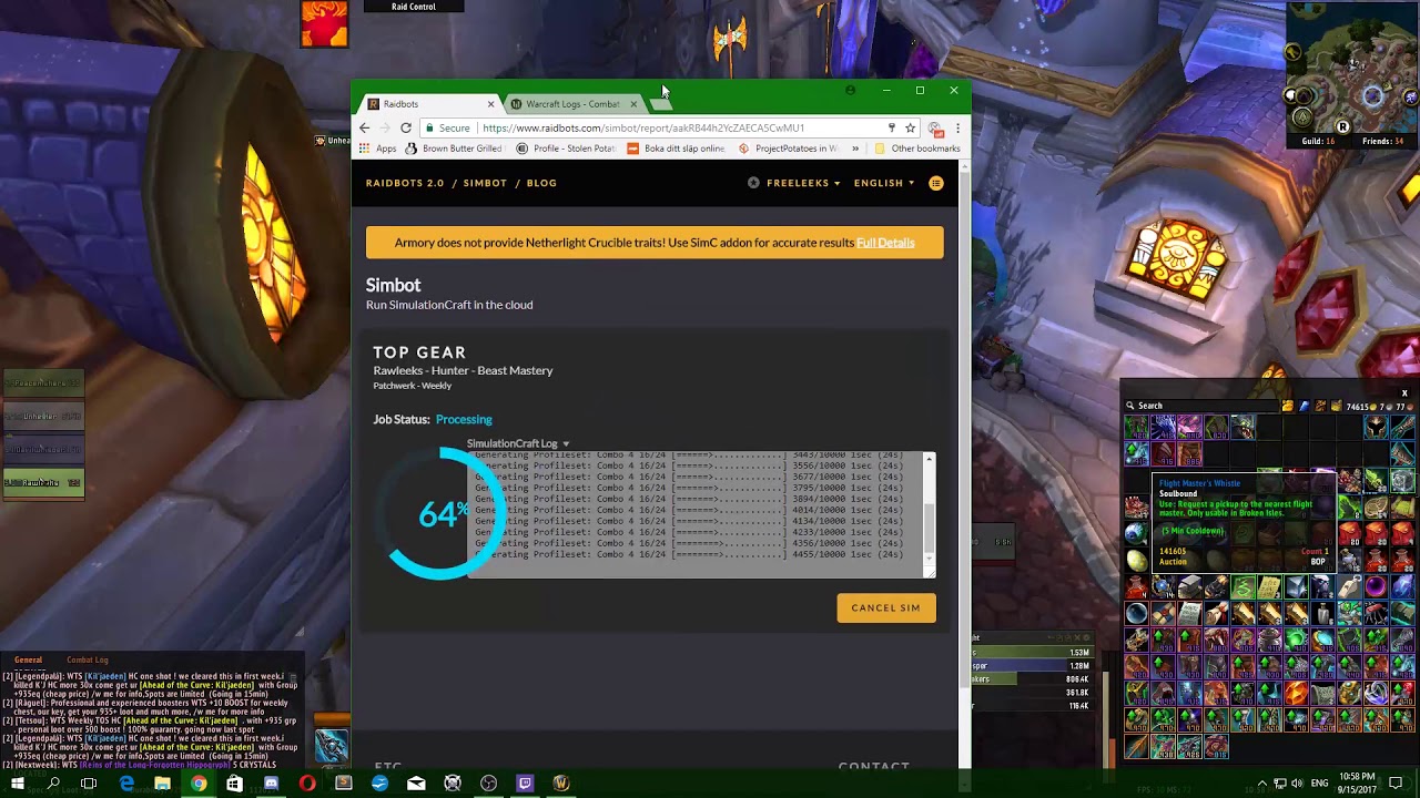 How to use simc/raidbots and little talk about warcraft logs (Part 1 ...