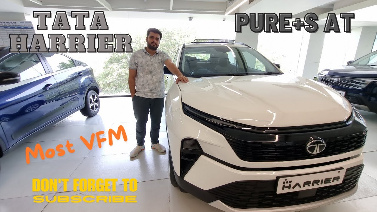 Tata Harrier Pure Plus S AT: Unveiling the Top-Spec Variant - YouTube