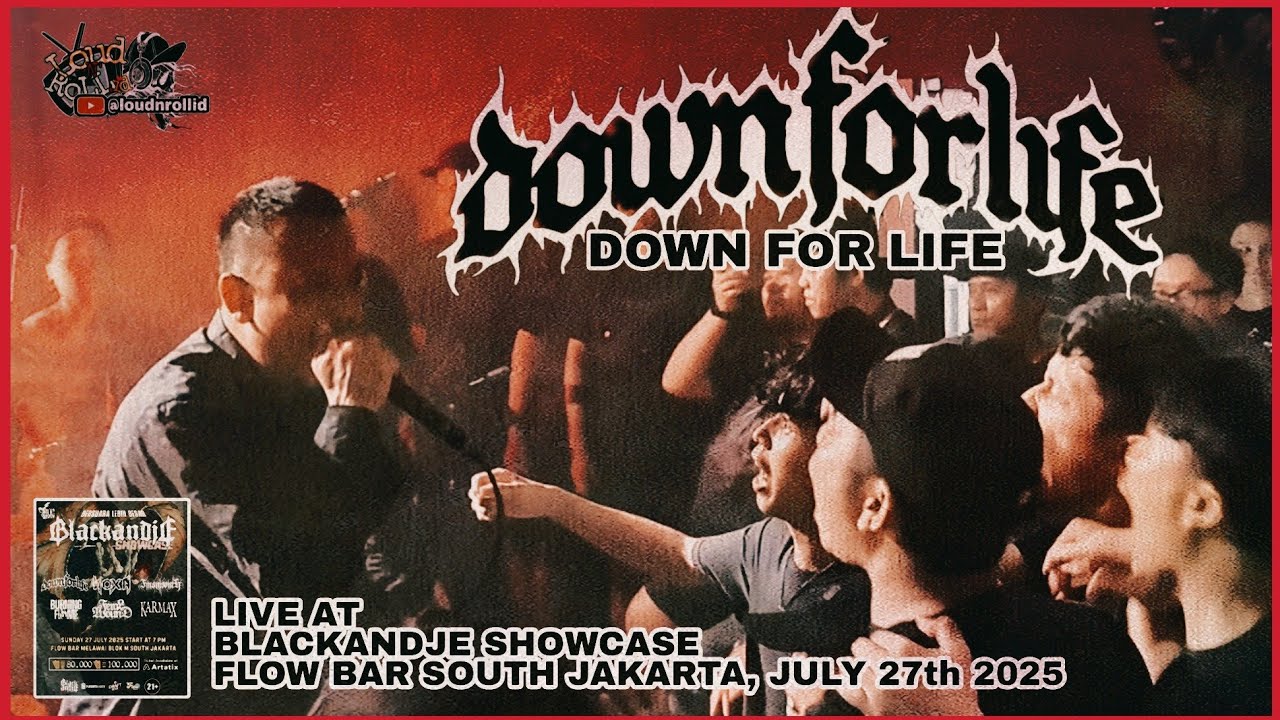 🇮🇩 DOWN FOR LIFE ☠️ LIVE AT BLACKANDJE SHOWCASE #downforlife #metal # ...
