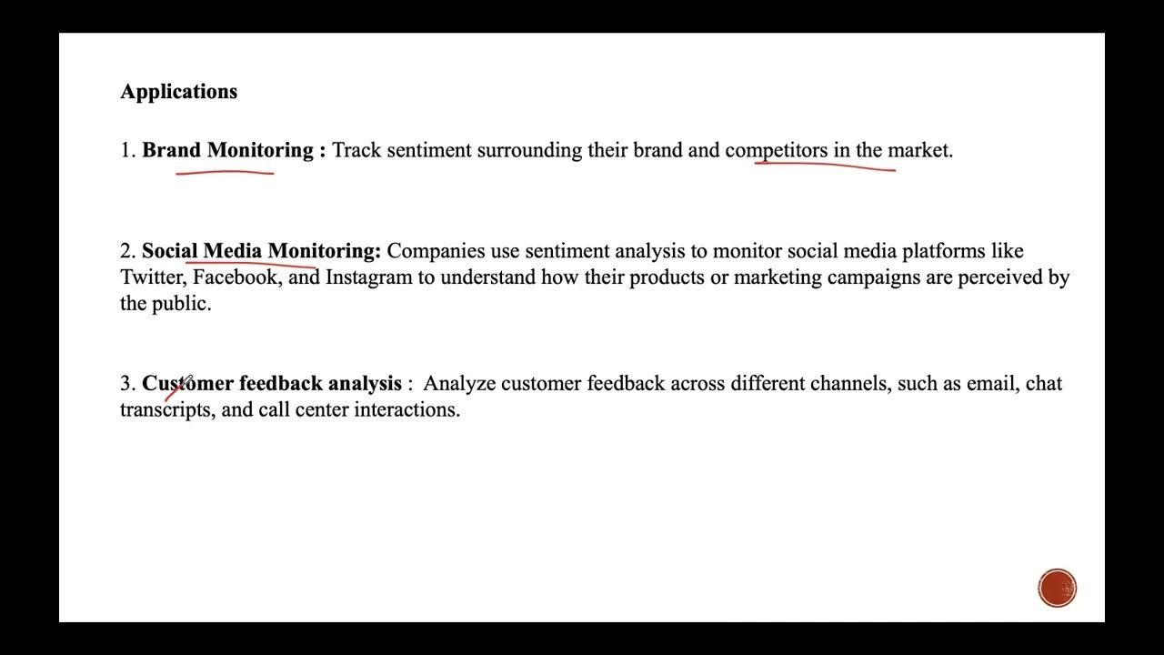 Lecture 44# Applications of Sentiment Analysis | NLP - YouTube