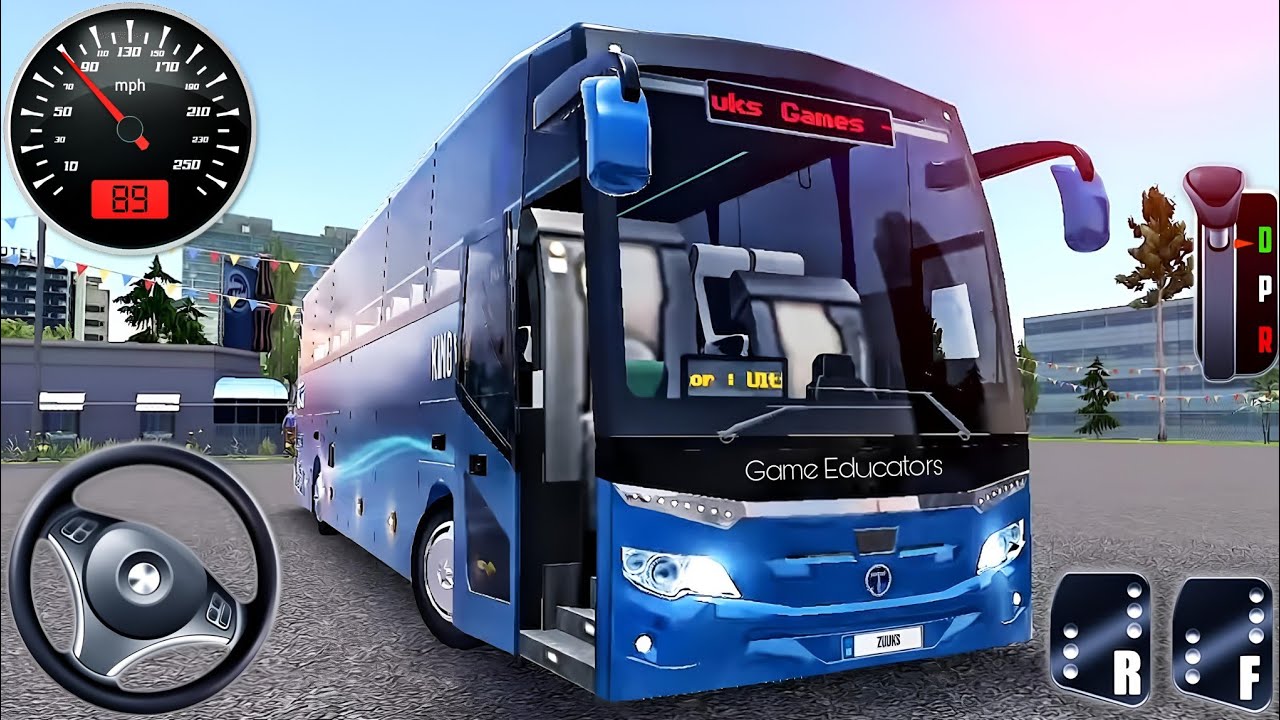 US Coach Bus Simulator Bus Games Android Gameplay 2024 - YouTube