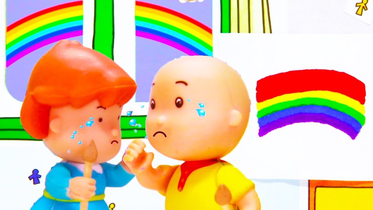Caillou en Français | Caillou et L'Arc-en-Ciel | dessin animé en entier ...