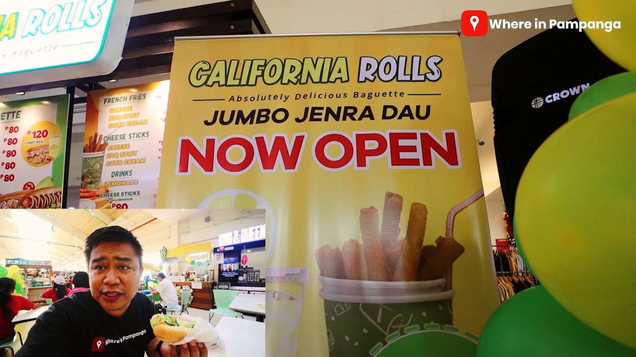 California Rolls opens in Jumbo Jenra Dau - YouTube