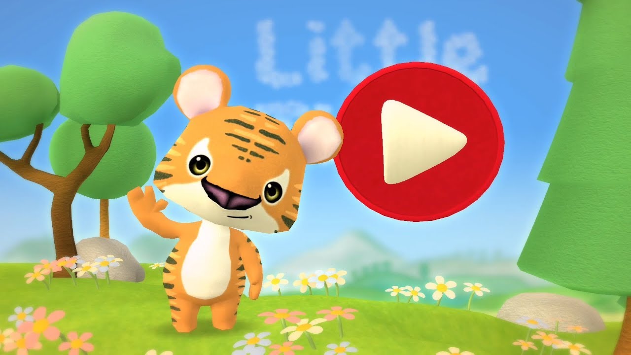 Little Tiger | Games For Toddlers #1 | Cute Little Games - YouTube