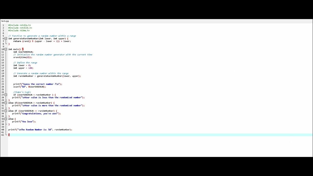 Number Guessing Game TechEdu Task - YouTube