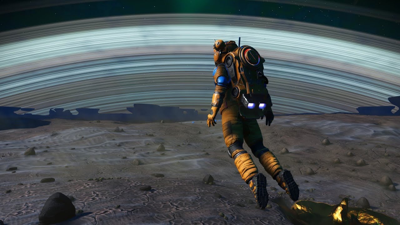 Beautifully Barren, Low Gravity, Ringed Planet | No Man's Sky NEXT [PC ...