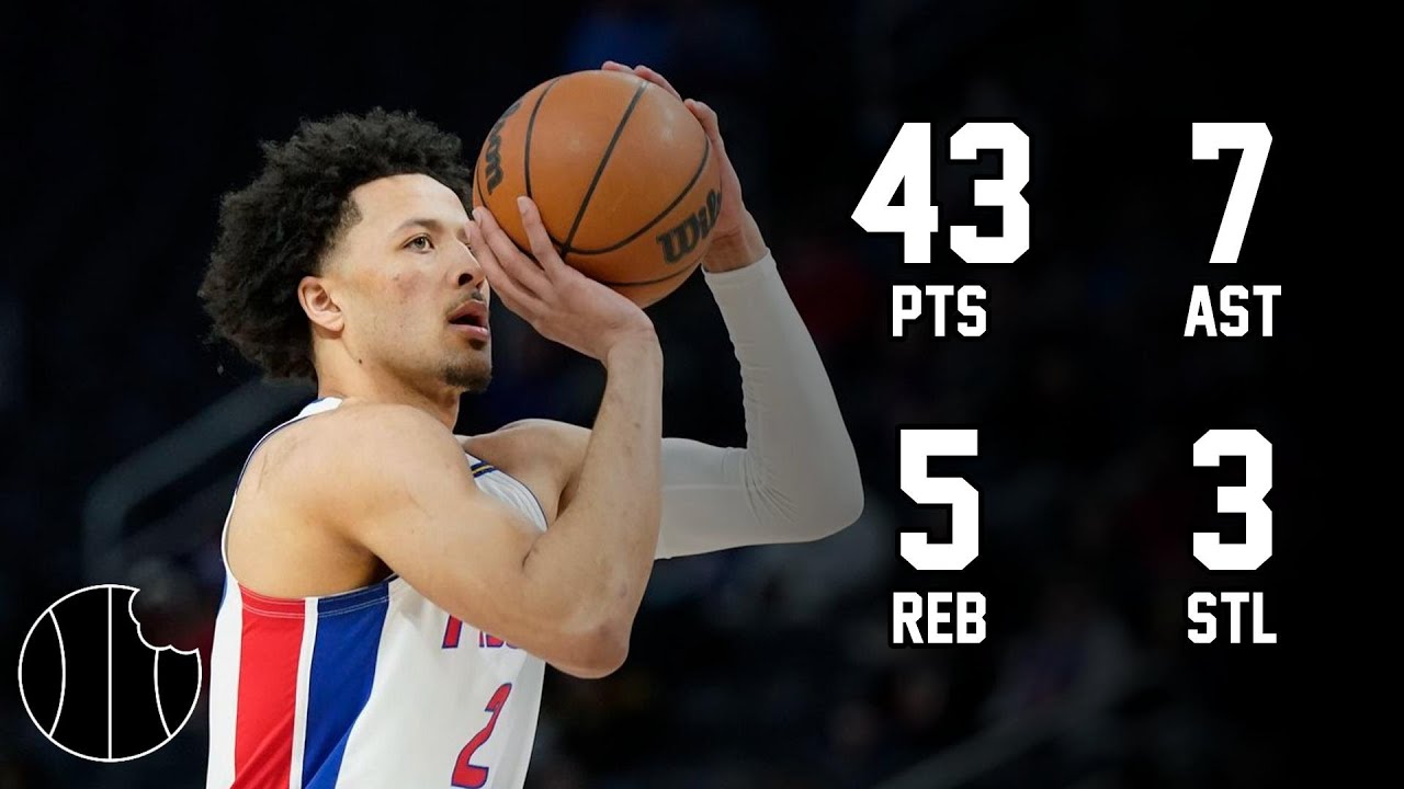 Cade Cunningham Highlights | Hawks vs. Pistons | 18th Dec 2023 - YouTube