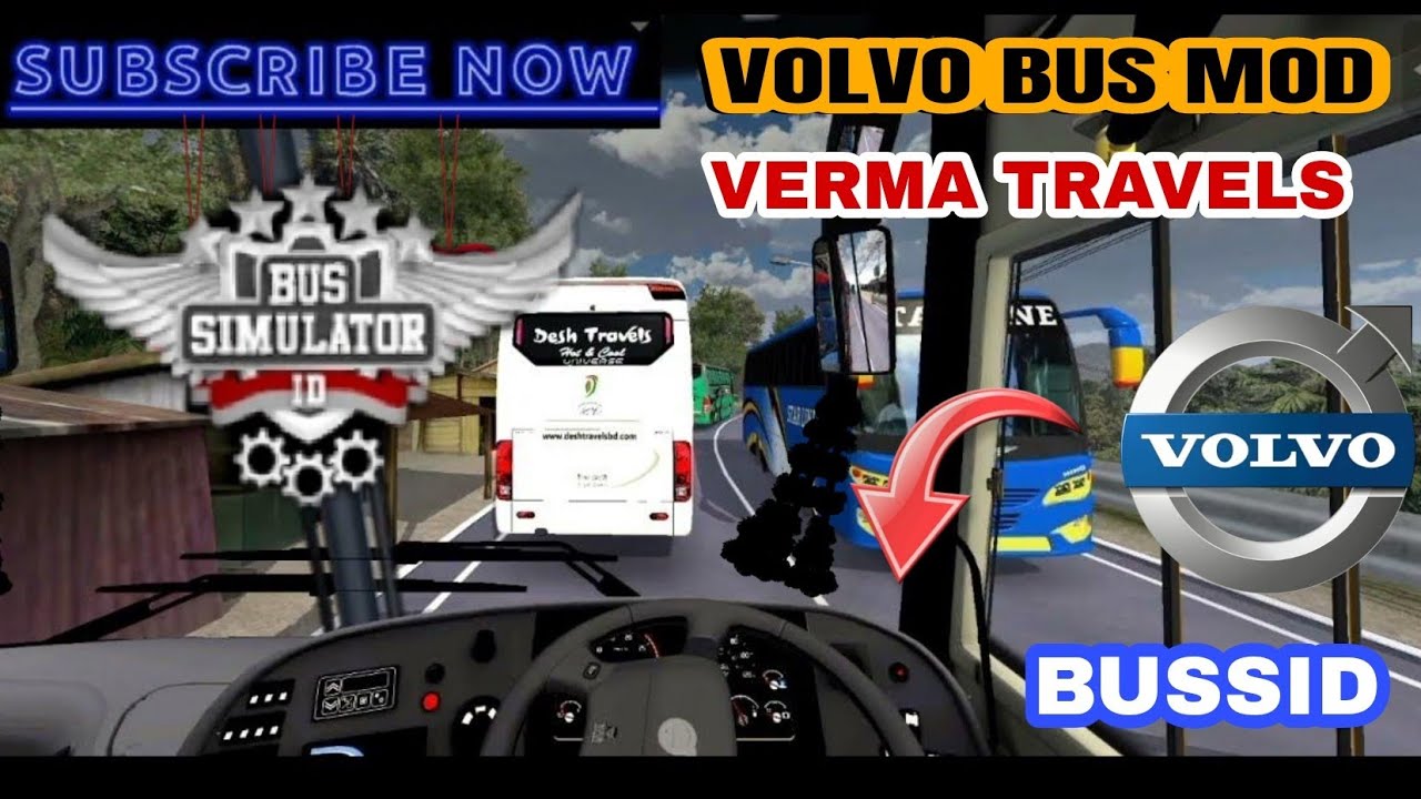 VOLVO BUS MOD || VERMA BUS || HHEAVY TRAFFIC #gamingvideos #desidriver ...