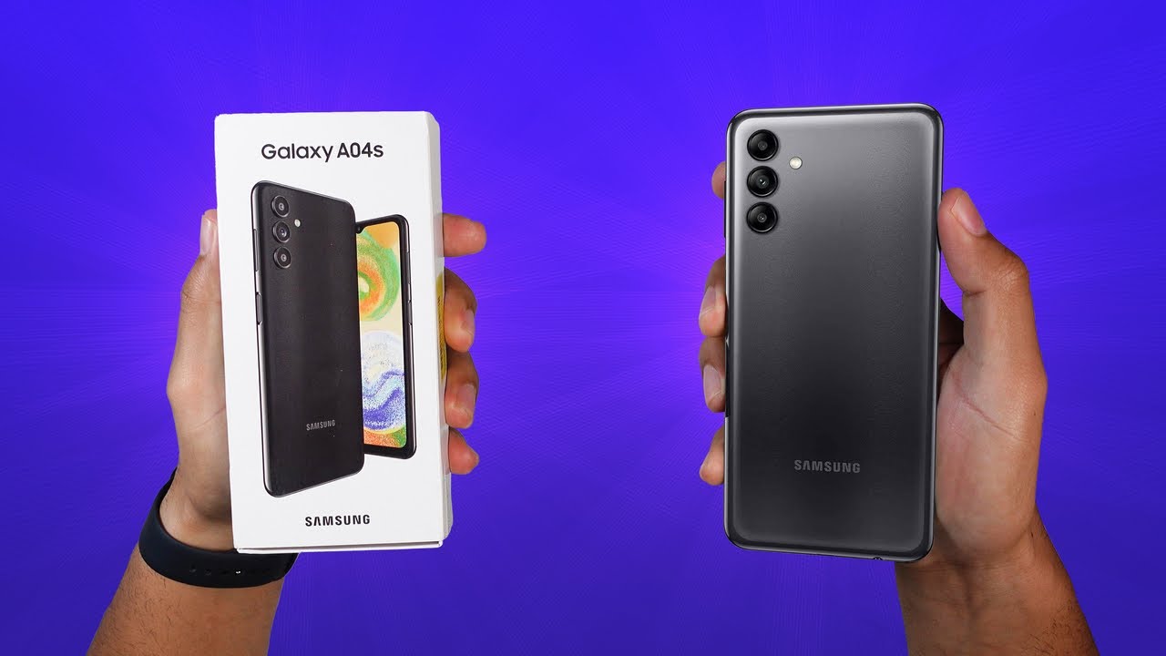 GALAXY A04s 64GB | um BASICÃO com tela 90HZ - Unboxing e Impressões ...