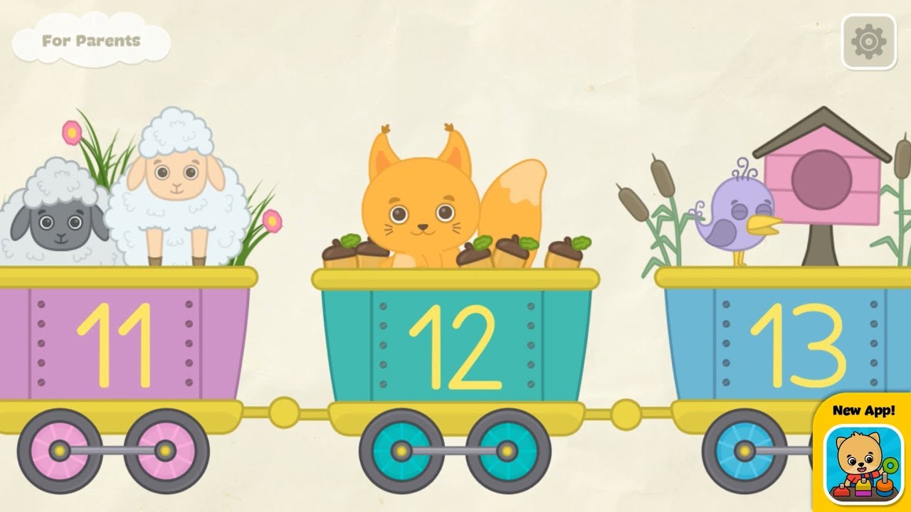 Learning numbers for kids Number 12 - YouTube