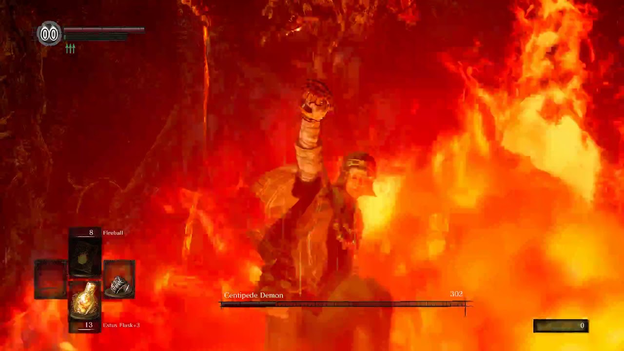 Dark souls Legendary soul level : Centipede demon - YouTube