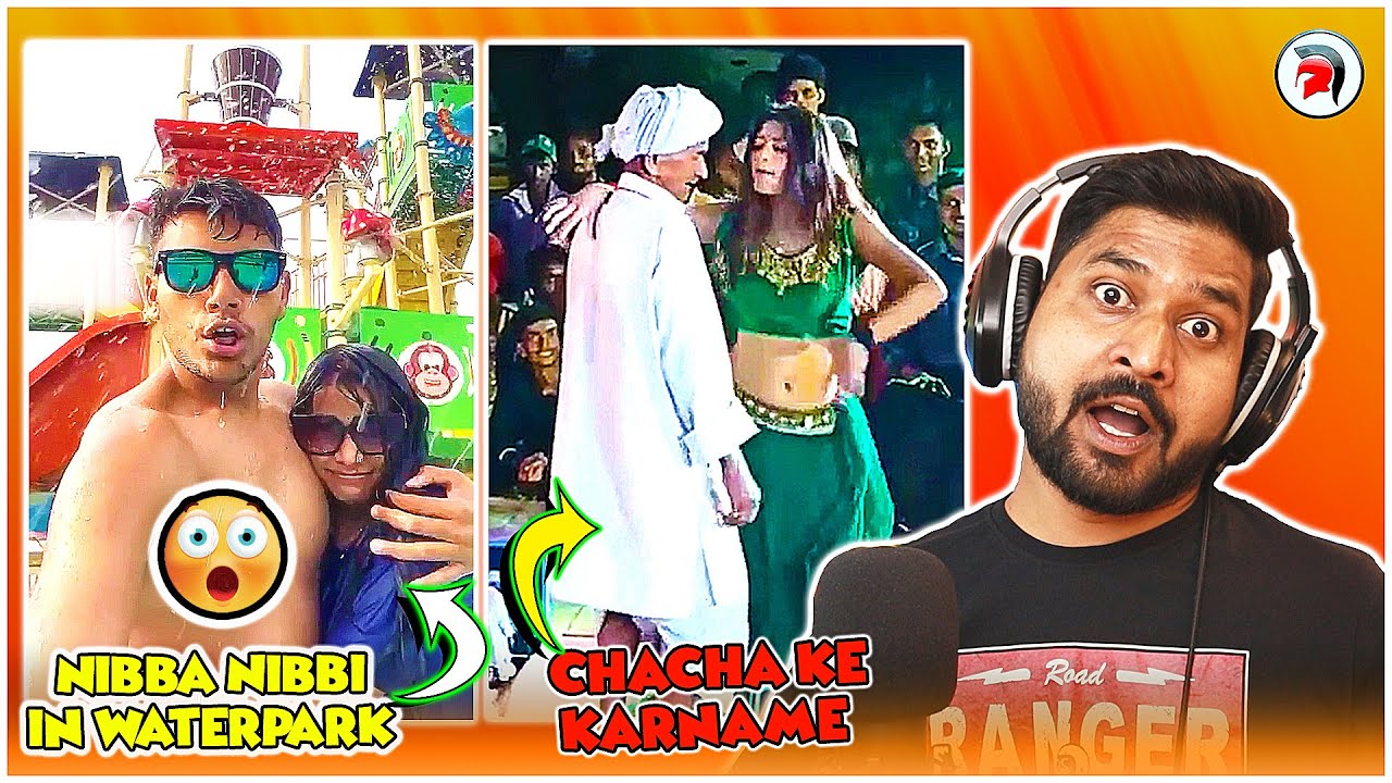 NIBBA NIBBI IN WATER PARK | CHACHA KI JAWANI | Memes | Dance | Kiss ...
