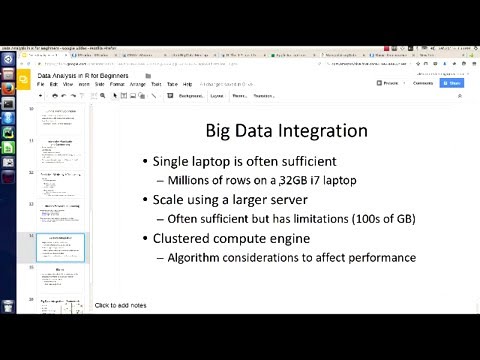 Part 7 Big Data Integration in R - YouTube