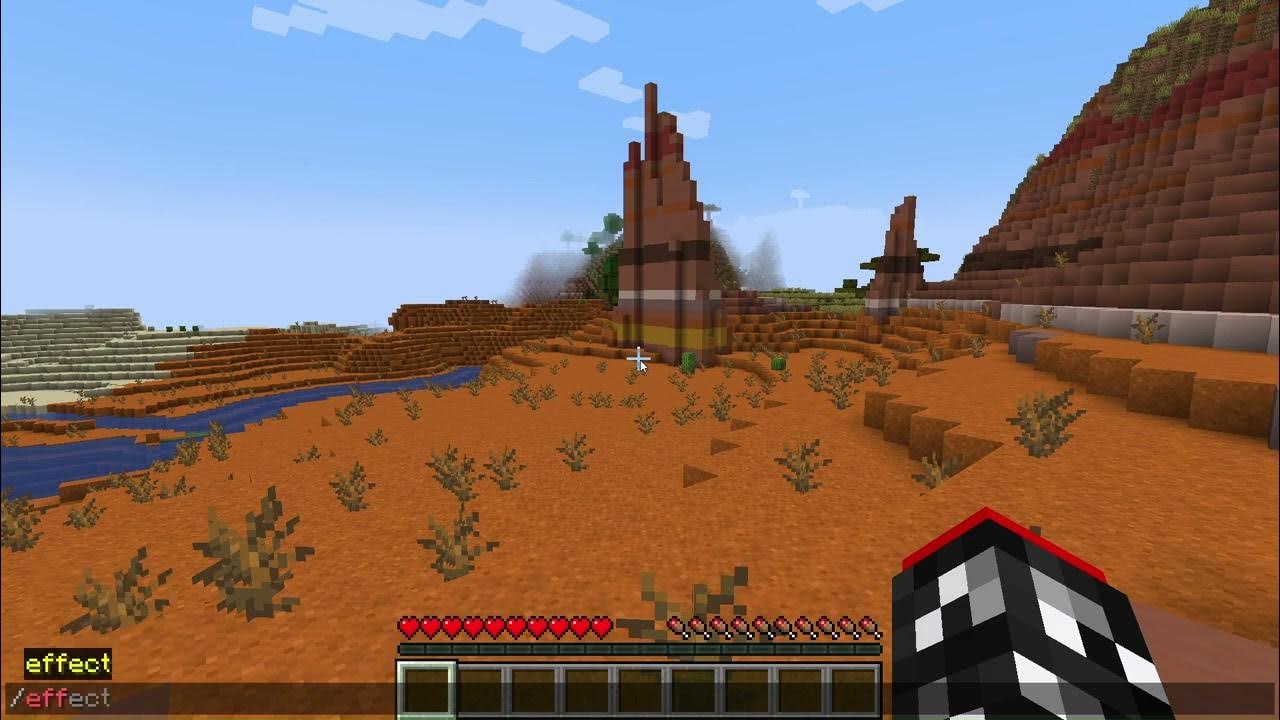 Minecraft Tutorials 1: How to give yourself an effect without a potion ...