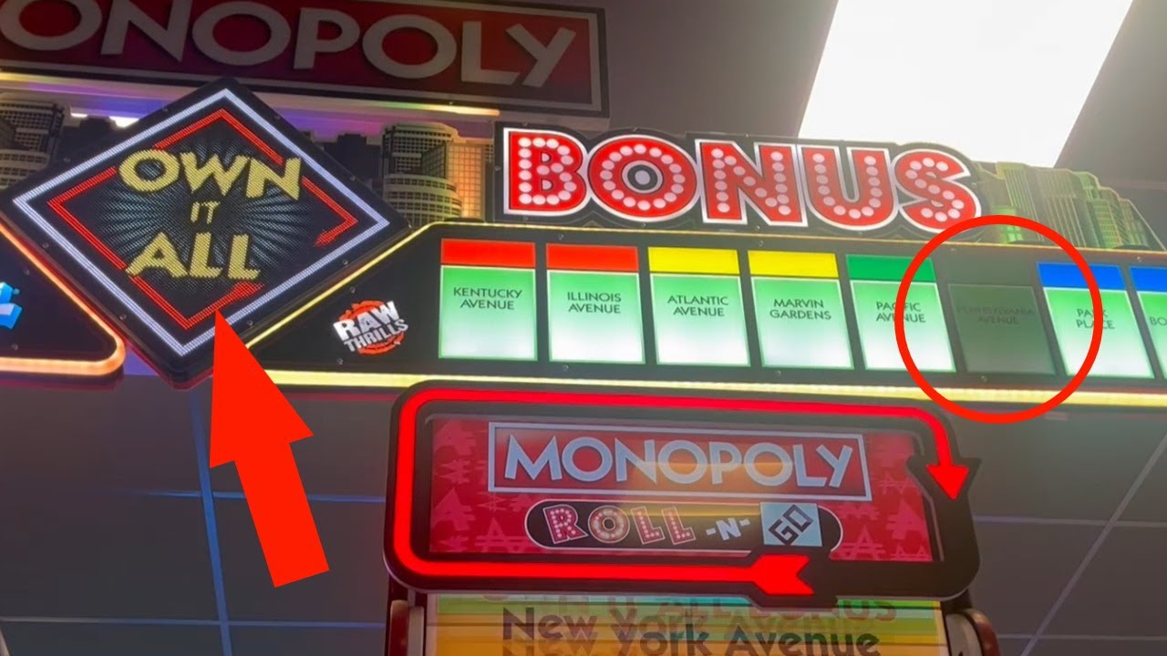 IMPOSSIBLE WIN AT MONOPOLY ARCADE! - YouTube