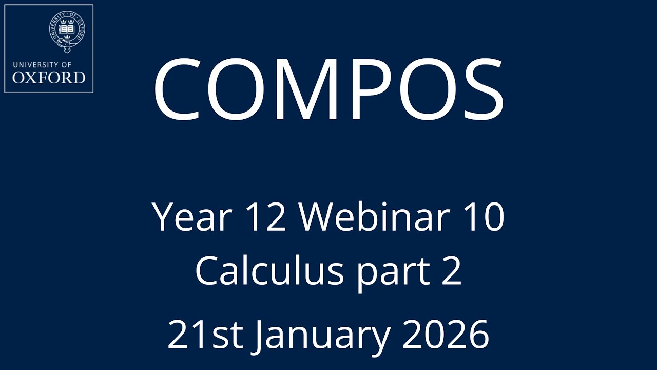 COMPOS'25 Y12 Webinar 10 - Integration - YouTube