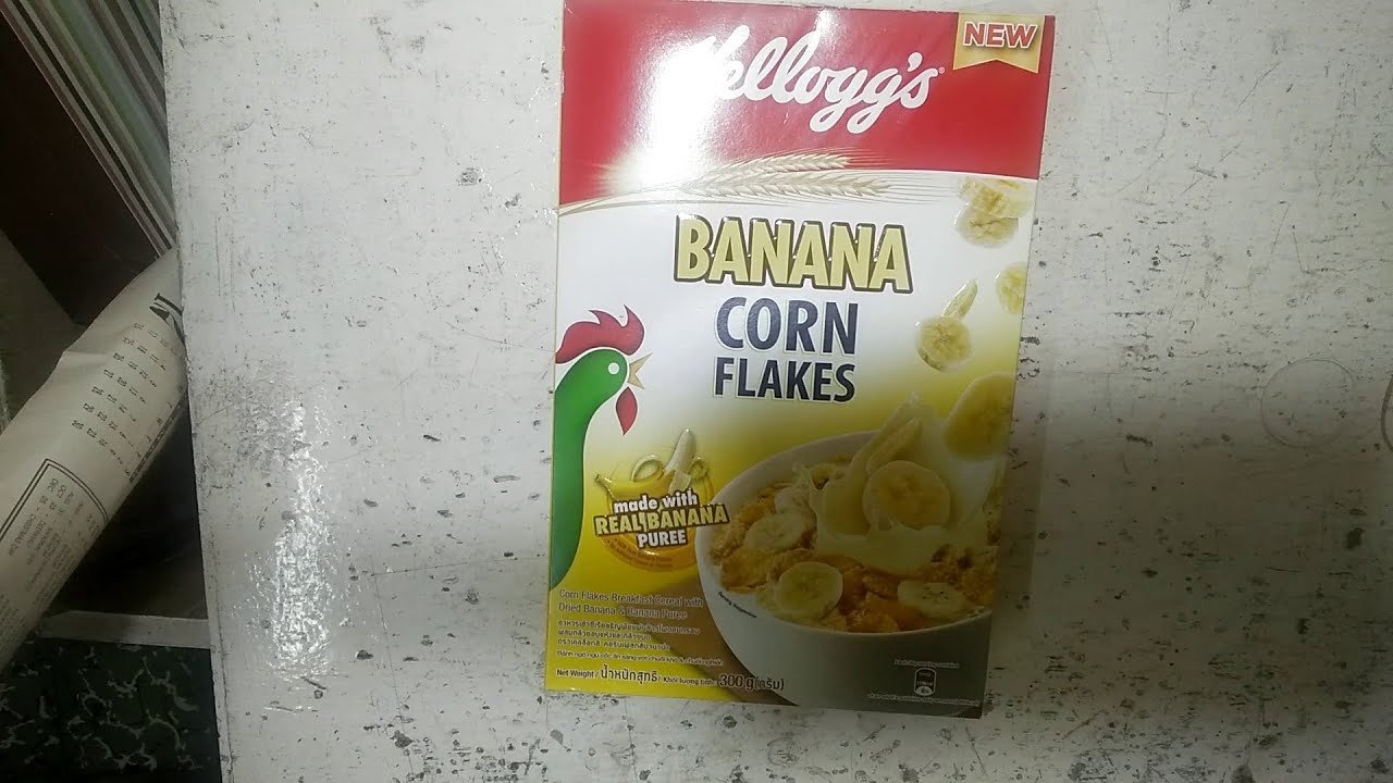 Kellogg's Banana Corn Flakes - YouTube