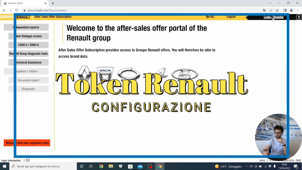 Procedura installazione Token Renault per sblocco Security Gateway ...