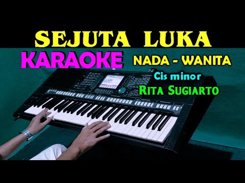 SEJUTA LUKA - Rita Sugiarto | KARAOKE Nada Wanita, HD