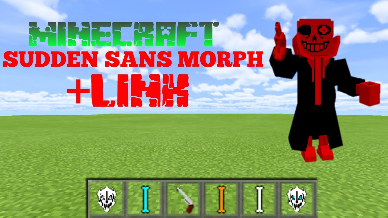 Sudden Sans Morph Minecraft - YouTube