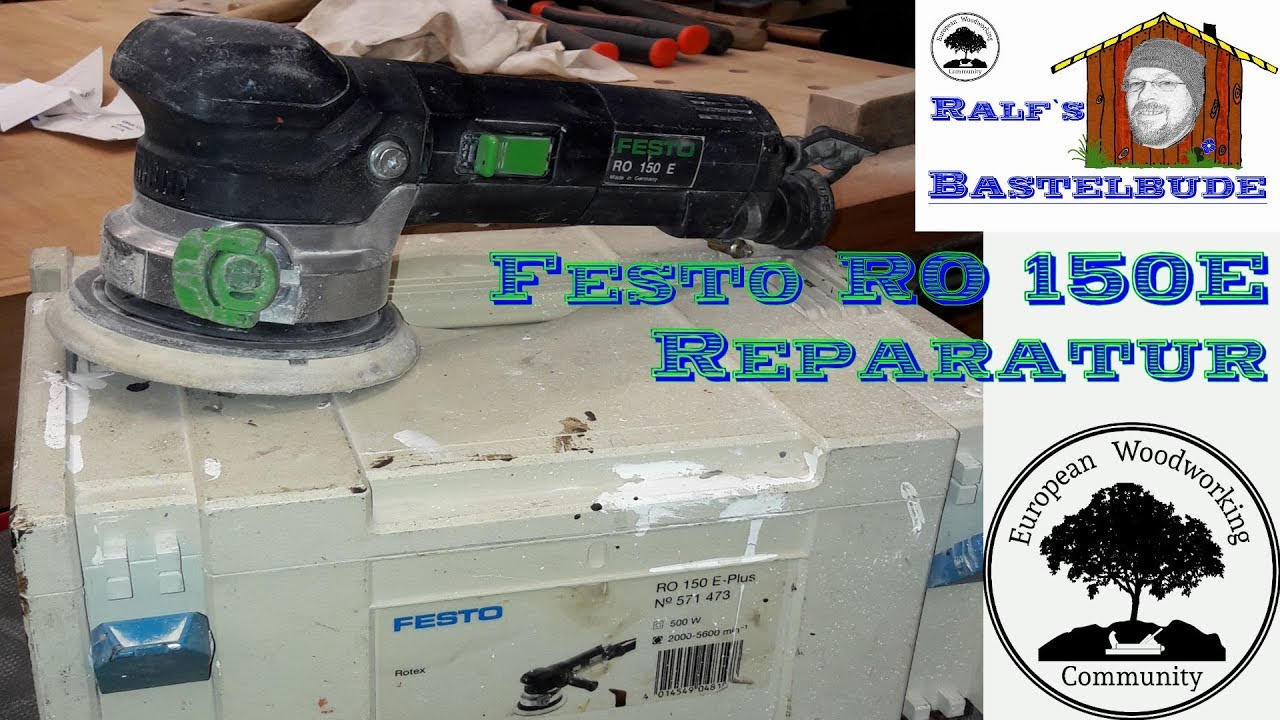 Festo RO 150E reparieren... Motorkohlen wechseln und innen reinigen ...