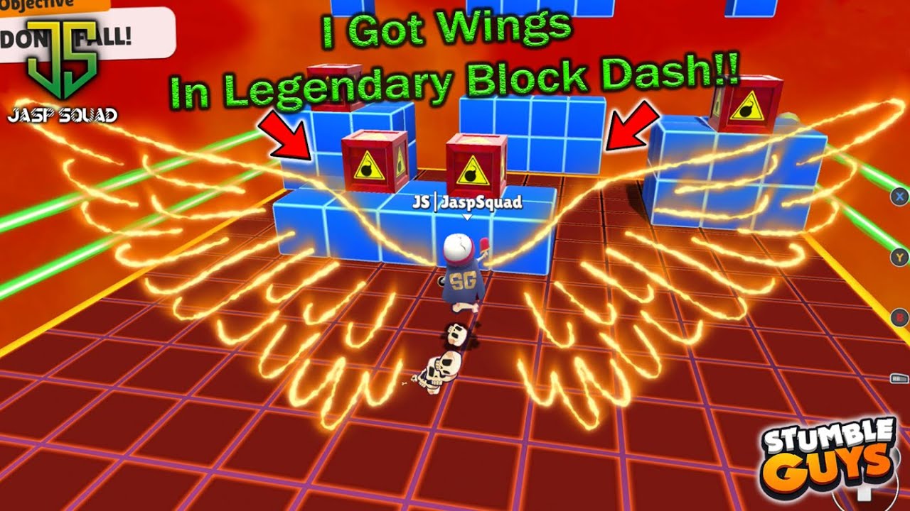 Stumble Guys Fire Wings | Stumble Guys Legendary Block Dash # ...