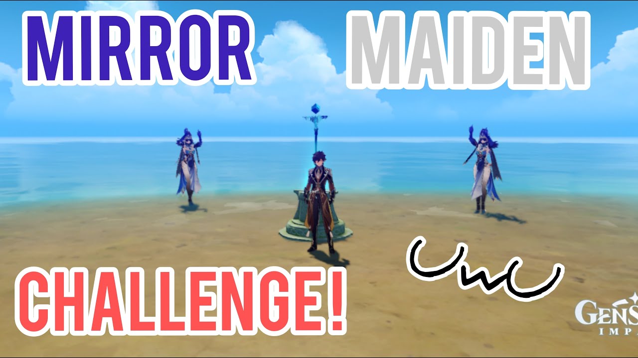 Mirror maiden challenge UwU | Genshin Impact - YouTube