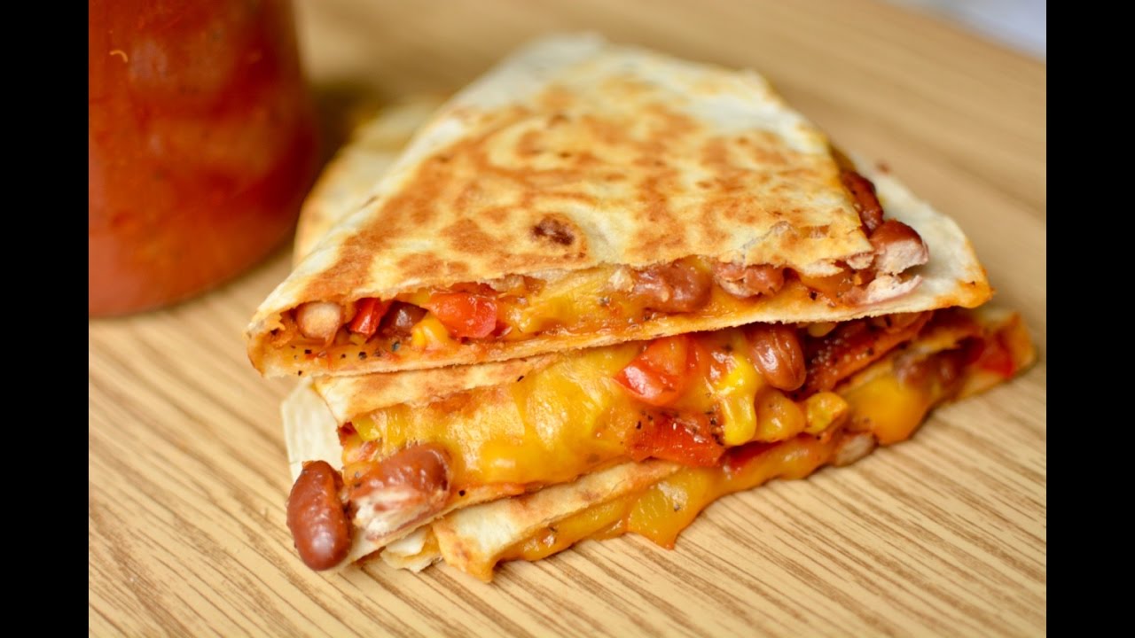 Veg Quesadilla Recipe | Easy and Quick Breakfast | Snack Recipe - YouTube