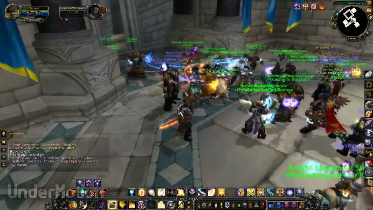 [WoW] Lv10 Horde NPC kited to Stormwind! (All the way to the King ...