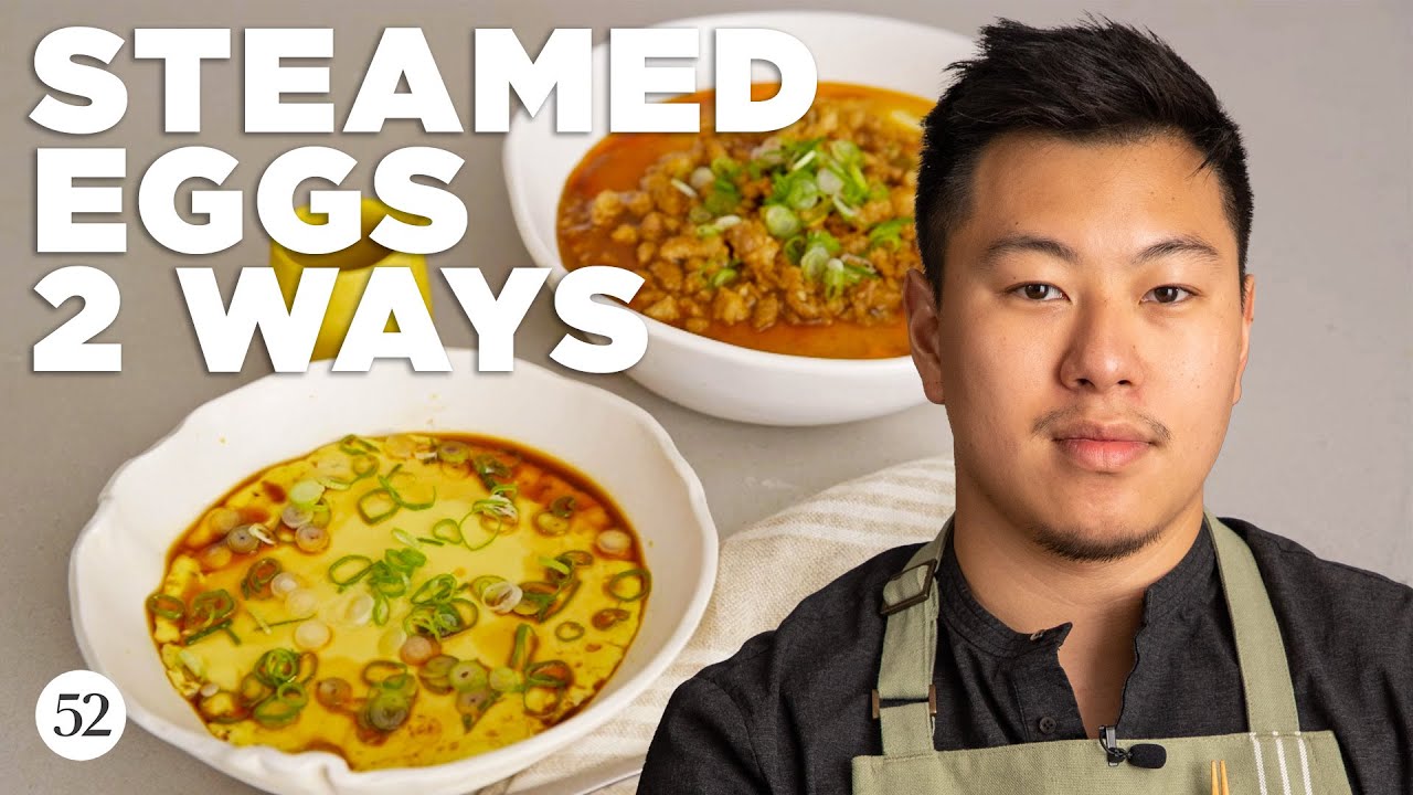 Lucas Makes Steamed Eggs, Two Ways | In the Kitchen with Lucas Sin ...