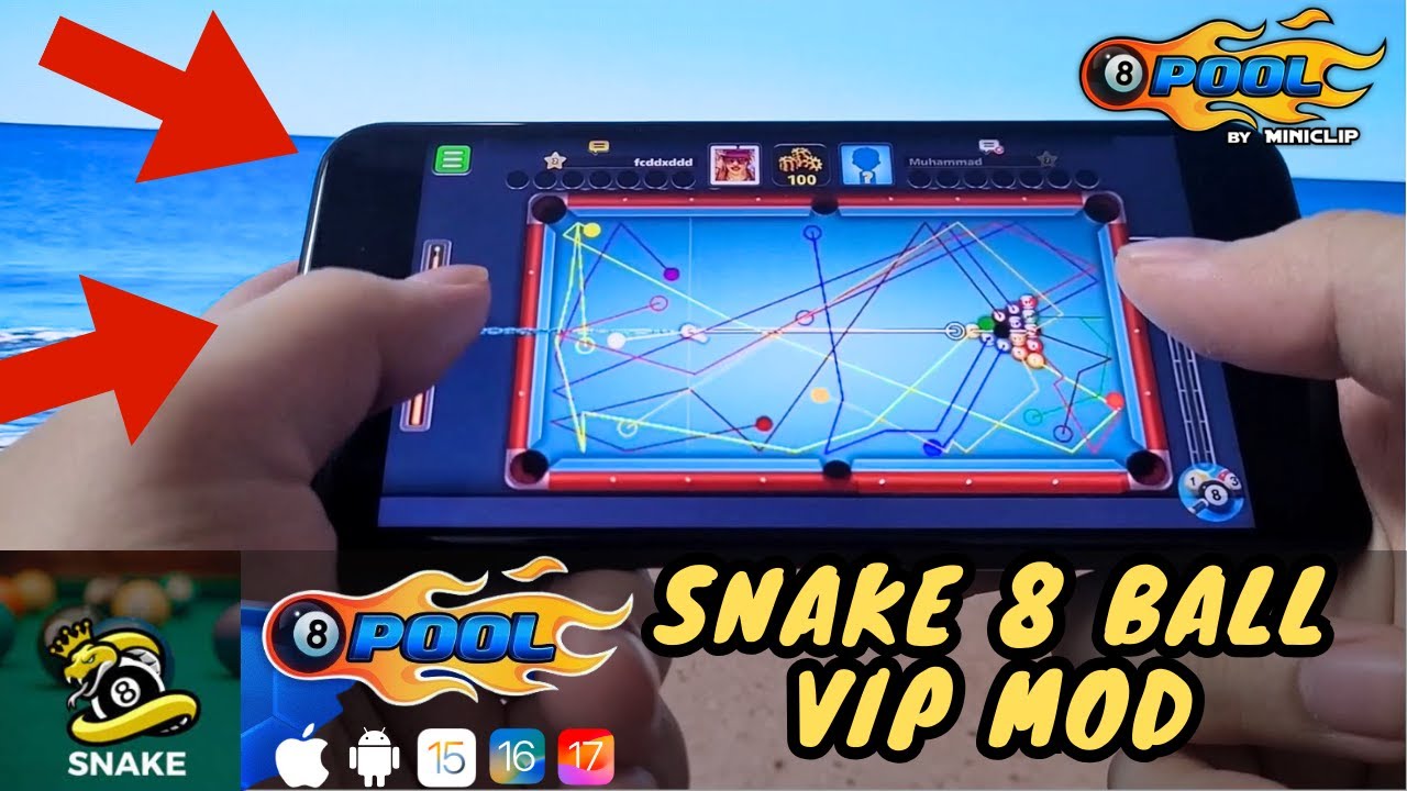 Snake 8 Ball Pool VIP MOD for iOS & Android (2024) - YouTube