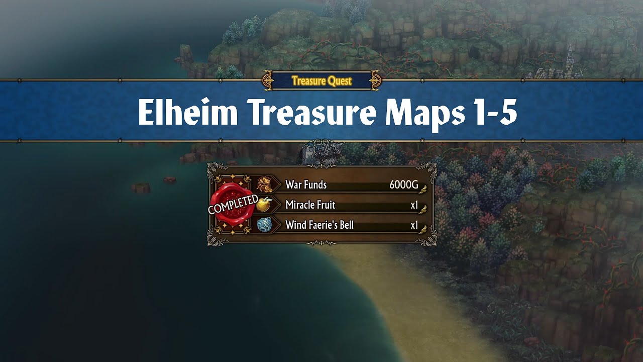 Elheim Treasure Maps 1-5 | Unicorn Overlord - YouTube